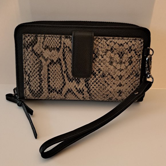 RACHEL Rachel Roy | Bags | Rachel Roy Leather And Snakeskin Detail ...